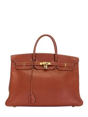 Hermès Togo Birkin 40 Retourne Handbag - Noisette