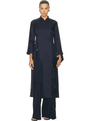 RÓHE Pankou Closure Silk Top - Night