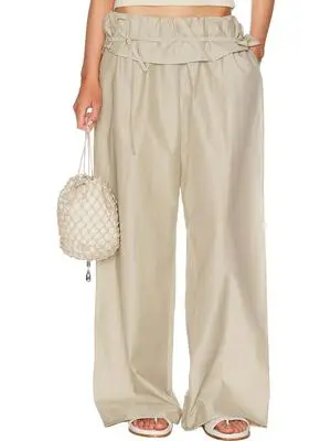 Magda Butrym Wide Leg Pant - Beige