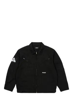 PALACE Aviator Jacket - Black/white