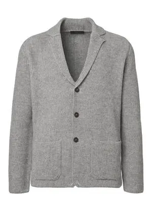 SLOWEAR Virgin Wool Cardigan - Grey