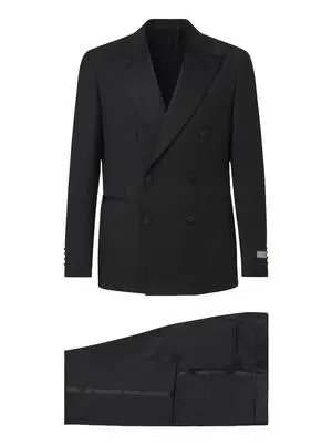 Canali Wool Suit - Black
