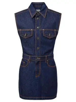 Versace Denim Minidress - Blue