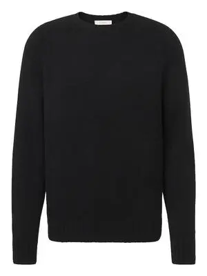 UMIT BENAN Milano Cashmere Crewneck Sweater - Black