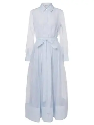 Simkhai Montgomery Shirt Dress - Blue