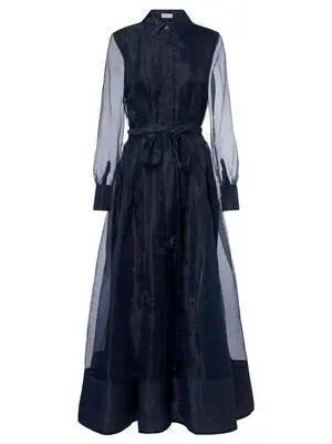 Simkhai Montgomery Shirt Dress - Blue