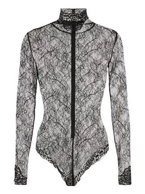 Valentino Garavani Lace Bodysuit - Black