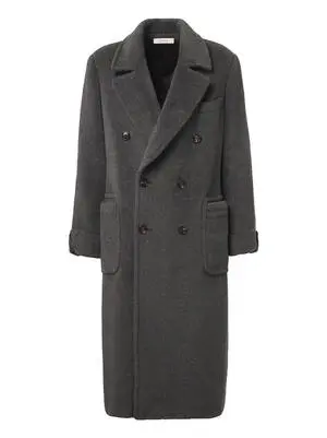 UMIT BENAN Gianni Alpaca And Wool Coat - Grey