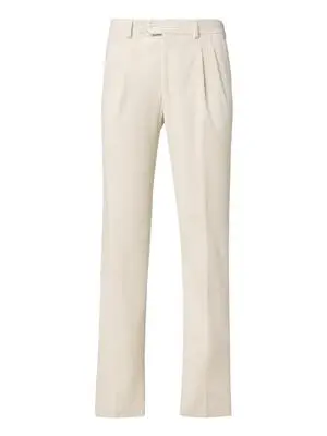 Rubinacci Rubinacci Modluca Cotton Corduroy Straight Pants White