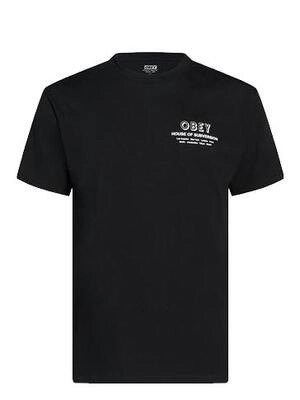 Obey T-shirt Size Cotton - Black