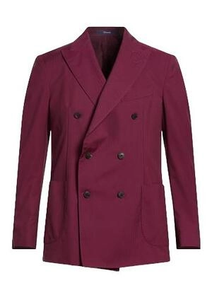 DRUMOHR Blazer Size Virgin Wool, Cotton, Silk - Red