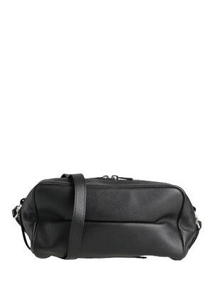 VALEXTRA Pebbled Leather Camera Bag - Black