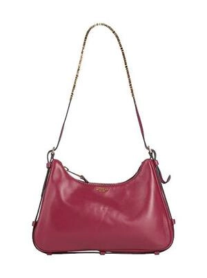 Moschino Shoulder Bag In Leather - Red
