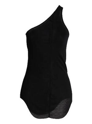 Rick Owens Asymmetrical One-shoulder Top - Black