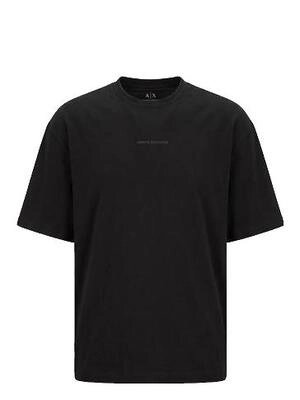 Armani Exchange Man T-shirt Black Size Xl Cotton Black