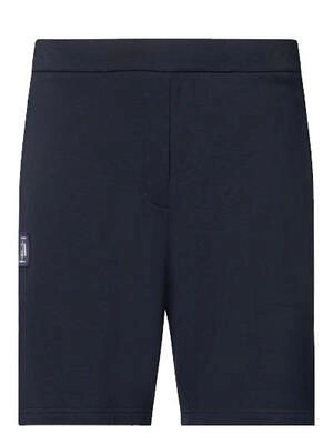 Armani Exchange Cotton French Terry Bermuda Shorts - Navy