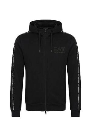 EA7 Sweatshirt With Logo Detail - Black