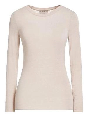 PUROTATTO Modal Cashmere Blend Long Sleeve Tee - Grey