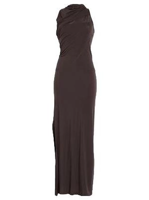 Helmut Lang Lyocell & Elastane Maxi Dress - Brown