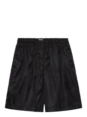 Prada Re-nylon Wide Leg Shorts - Black