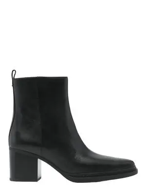 Michael Kors Leather High Heel Boots - Black