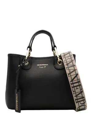 Emporio Armani Leather Handbag - Black