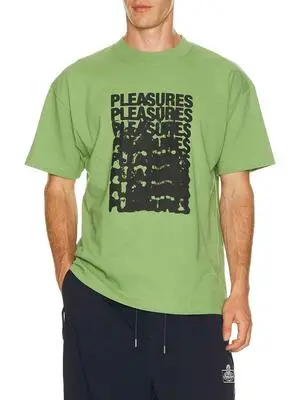 PLEASURES Immolate T-shirt - Sage