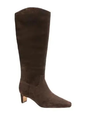 Splendid Knee High Suede Boots - Spice