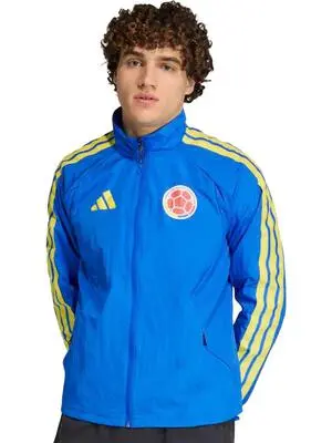 Adidas Colombia National Team 2026 Game Day Anthem Jacket By - Blue