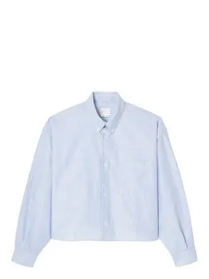 A.p.c. Sophia Striped Button-down Shirt - Blue