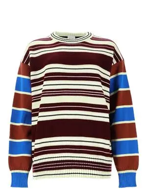 Paul Smith Striped Wool And Cotton Sweater - Multicolour