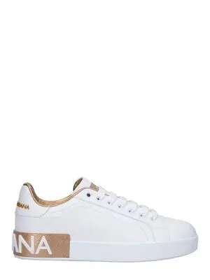 Dolce & Gabbana Low-top Platform Sneakers - Gold