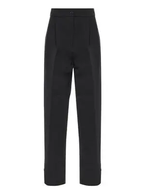 THE FRANKIE SHOP Doyer Pleated Trousers - Black