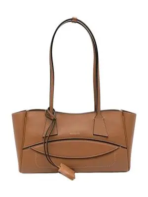 HIDESINS Shopper Small Leather Tote - Beige