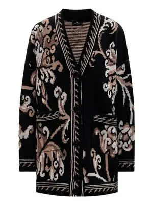 Etro Wool Cardigan - Black