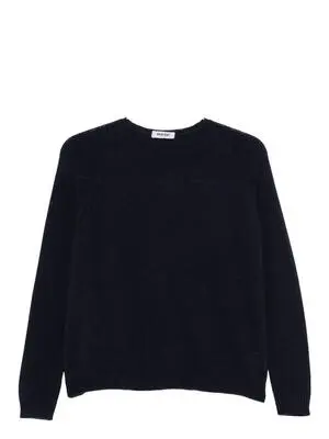 BASE Wool And Cashmere Crewneck Sweater - Blue
