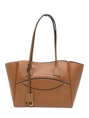HIDESINS Leather Shopper Bag - Beige