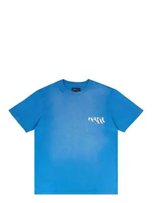 PURPLE BRAND Heavy Jersey Short-sleeve Tee - Blue