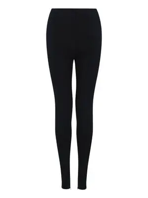 FERRAGAMO Wool Blend Leggings - Blue