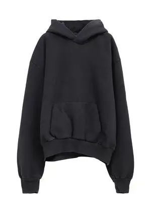Fear Of God Classic Fit Half Raglan Pocket Hoodie - Black