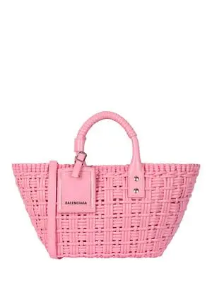 Balenciaga Bistro Xs Basket Top Handle Bag - Pink