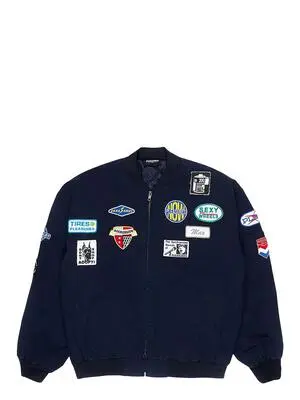 PLEASURES Worms Mechanic Jacket - Blue