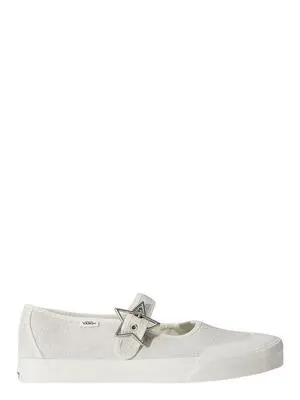 VANS Mary Jane With Star Buckle Detail - White