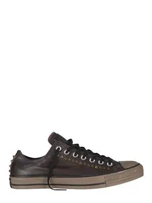 CONVERSE Converse Chuck Taylor All Star Low Top Leather Studded Sneakers