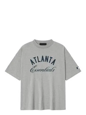 Fear Of God Braves 90s Tee 'concrete Heather - Grey