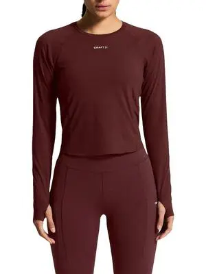 CRAFT Hypervent Long Sleeve Top - Dark Fig