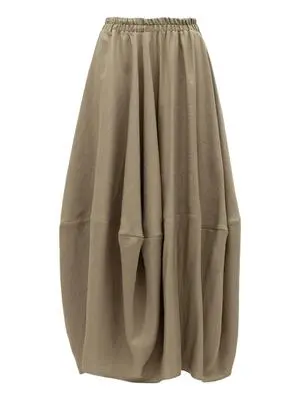 BIANCA POPP Imperial Skirt In Sage Rayon - Green