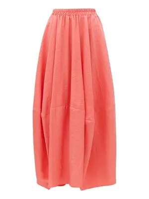 BIANCA POPP Imperial Skirt In Salmon Rayon - Pink