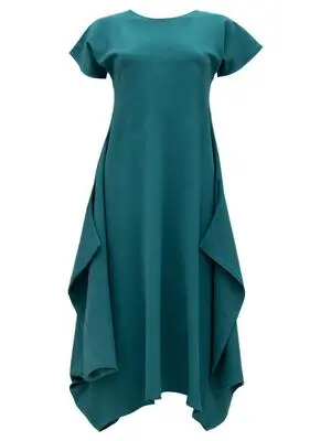 BIANCA POPP Many Angles Dress In Ocean Rayon - Green