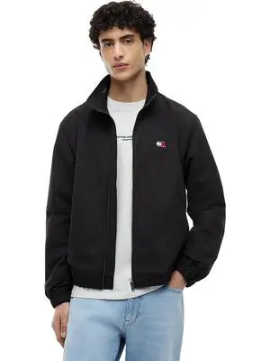 Tommy Hilfiger Recycled Polyester Water-repellent Zip Jacket - Black